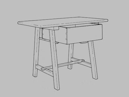 Paymaster's Desk - The New Yankee Workshop